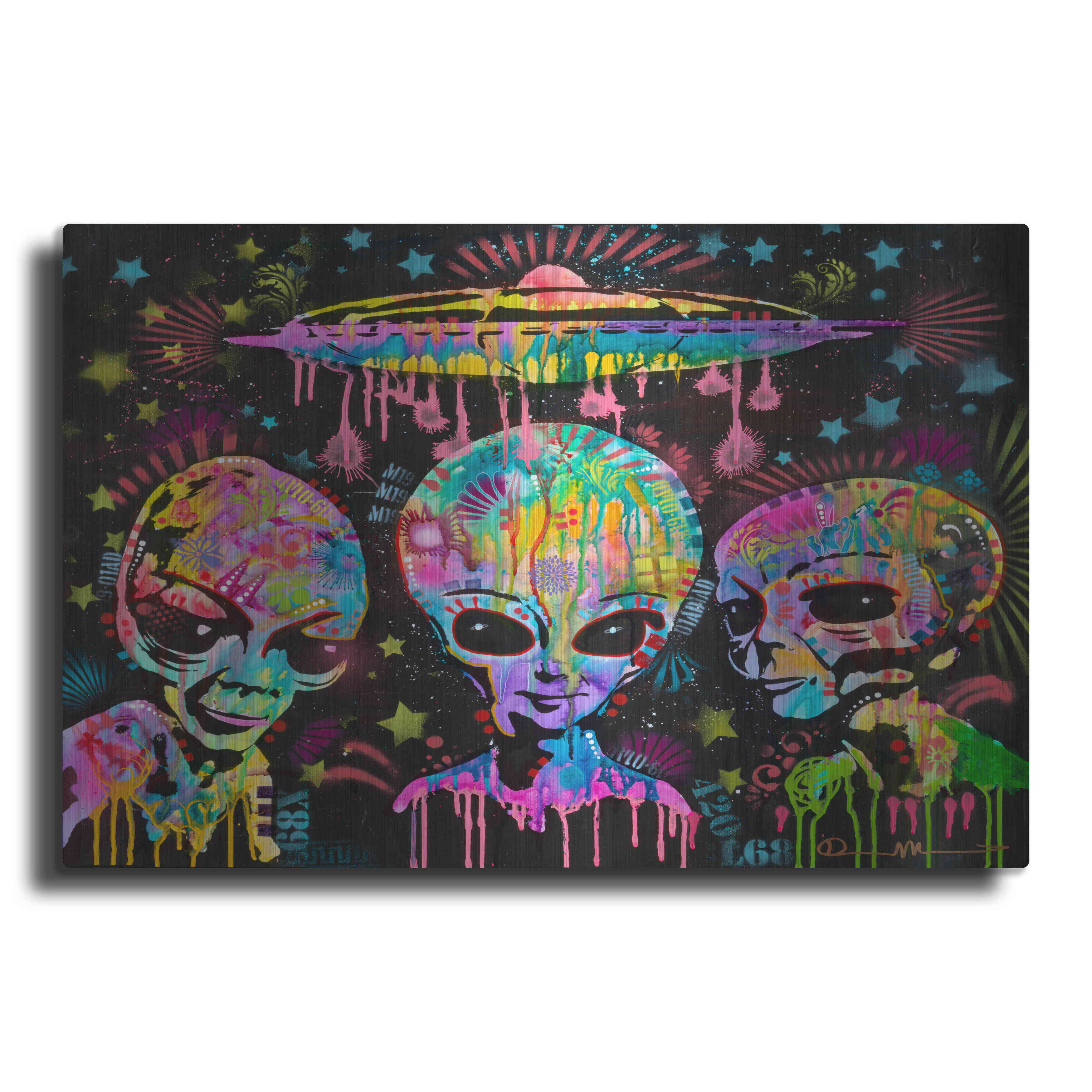 Trinx Aliens by - Unframed Graphic Art on Metal - Wayfair Canada