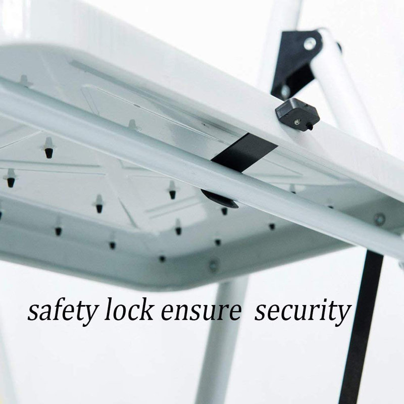 WFX Utility™ 3 - Step Iron Folding Multi-Position Ladder | Wayfair