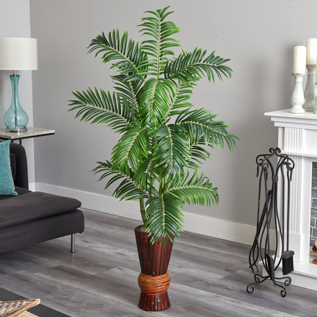 Primrue Charlack Artificial Palm Tree in Planter & Reviews - Wayfair Canada