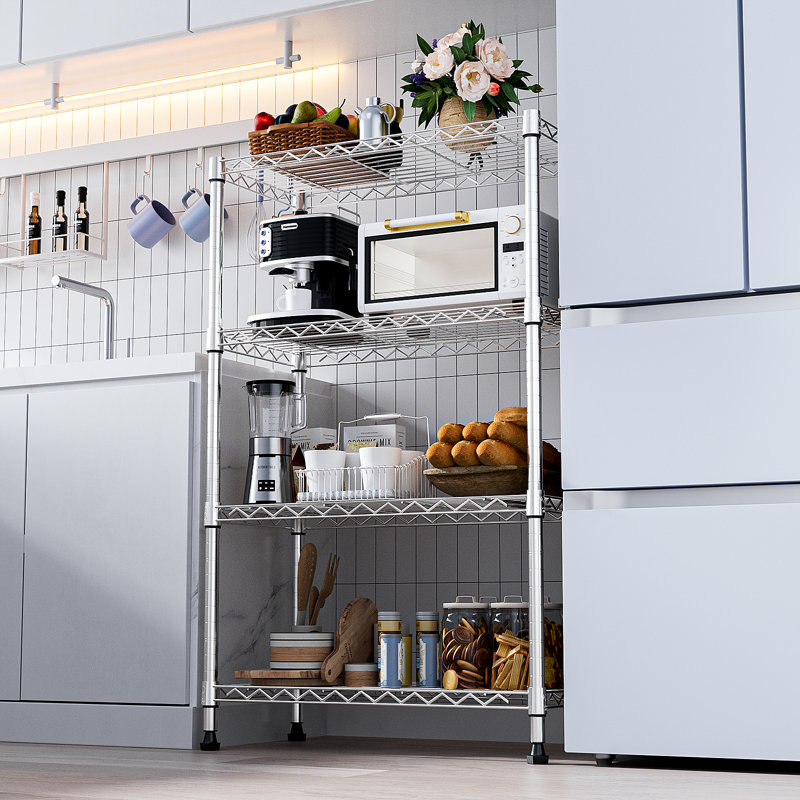 Rebrilliant Raelean 30'' W Steel Height -Adjustable Shelving Unit | Wayfair
