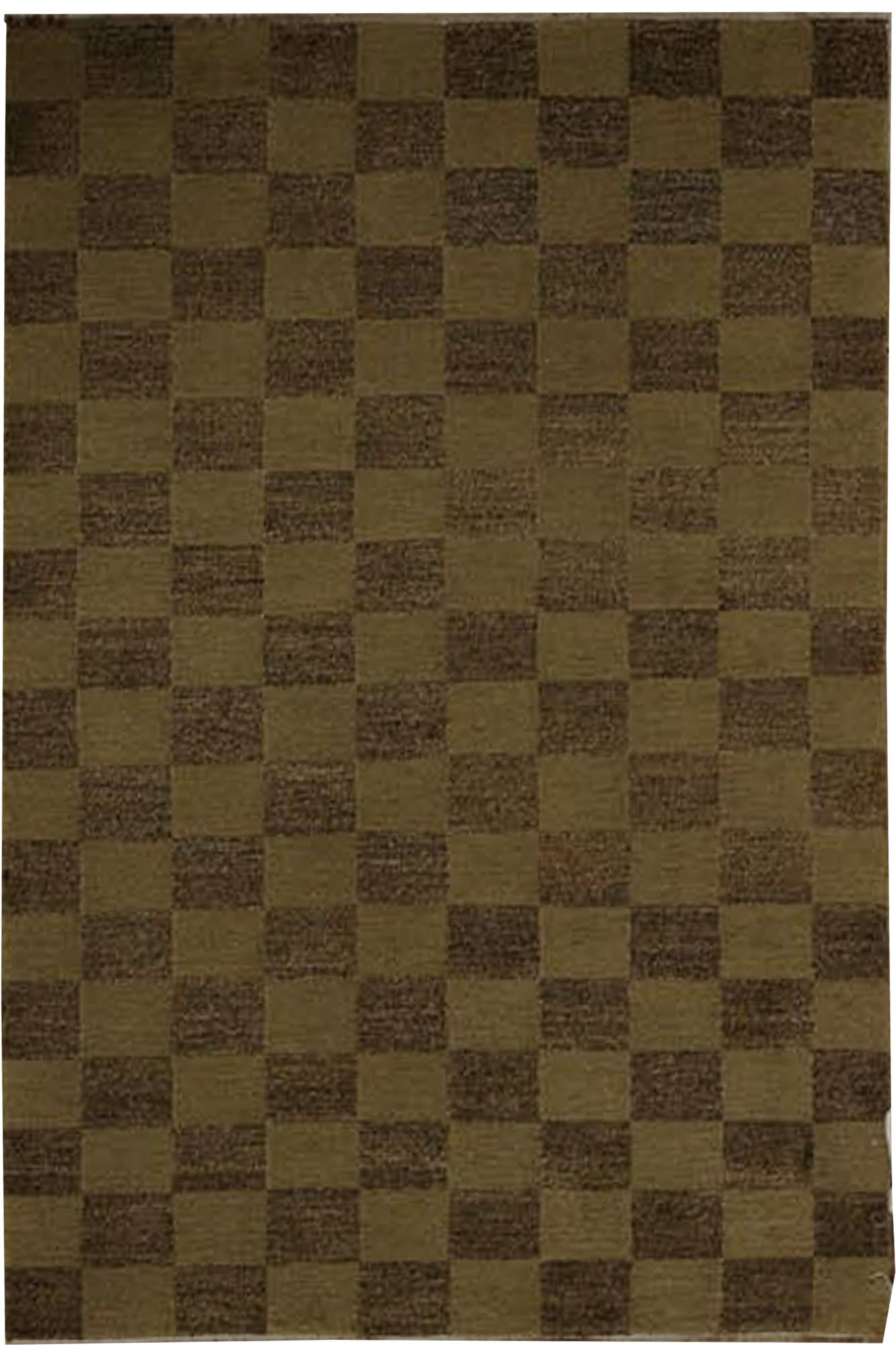 Bokara Rug Co., Inc. Hand-Knotted High-Quality Green and Brown Area Rug ...