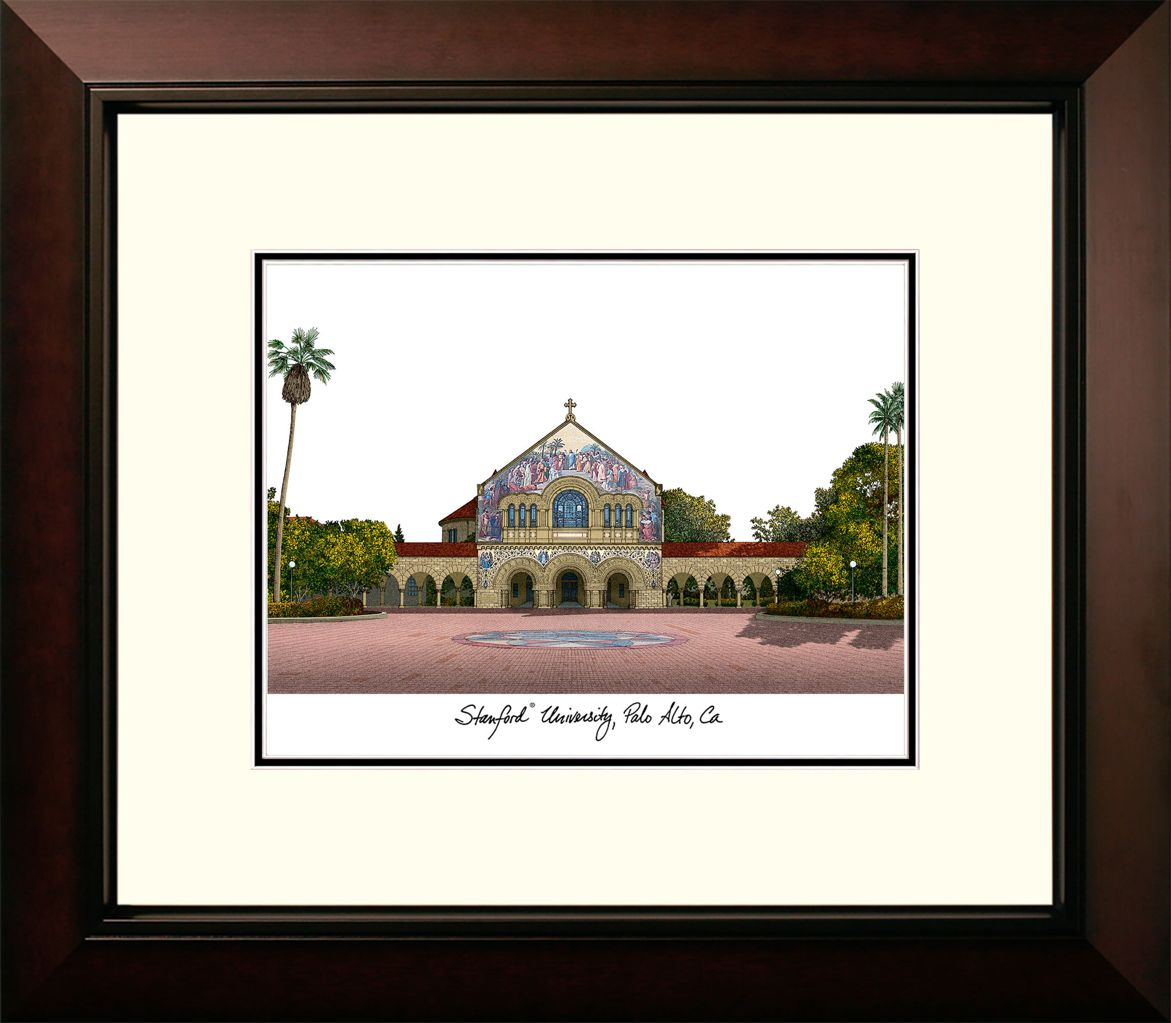 Campus Images NCAA Stanford Cardinals Legacy Alumnus Lithograph Picture ...
