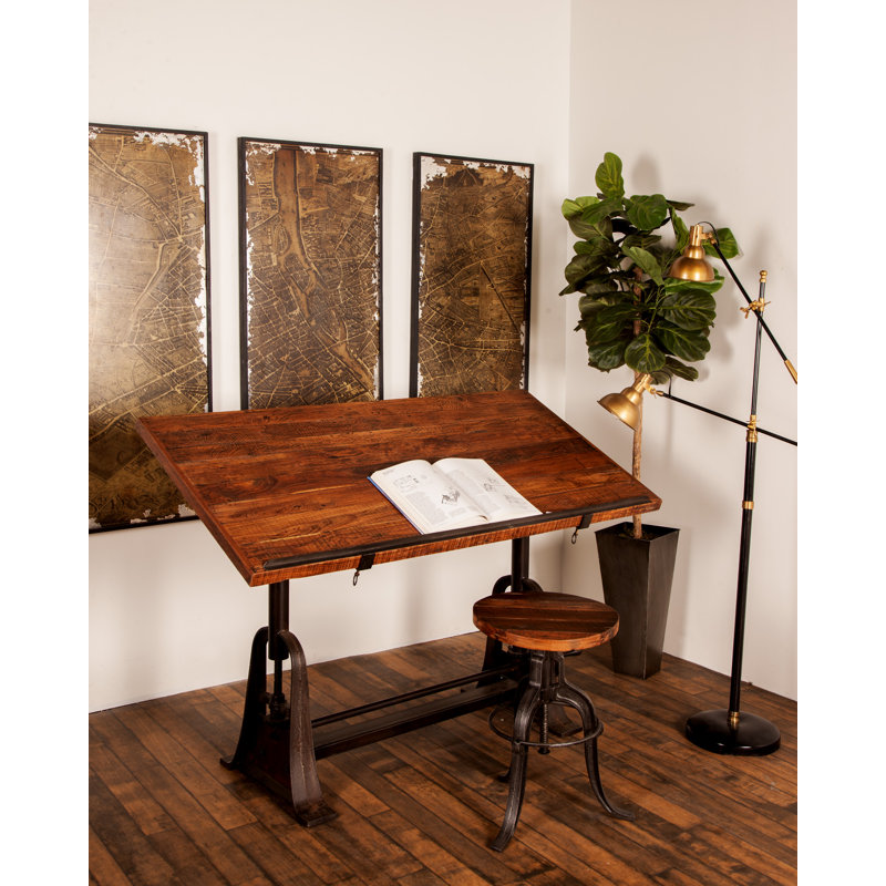 Trent Austin Design® Reale Drafting Table and Chair Set & Reviews | Wayfair