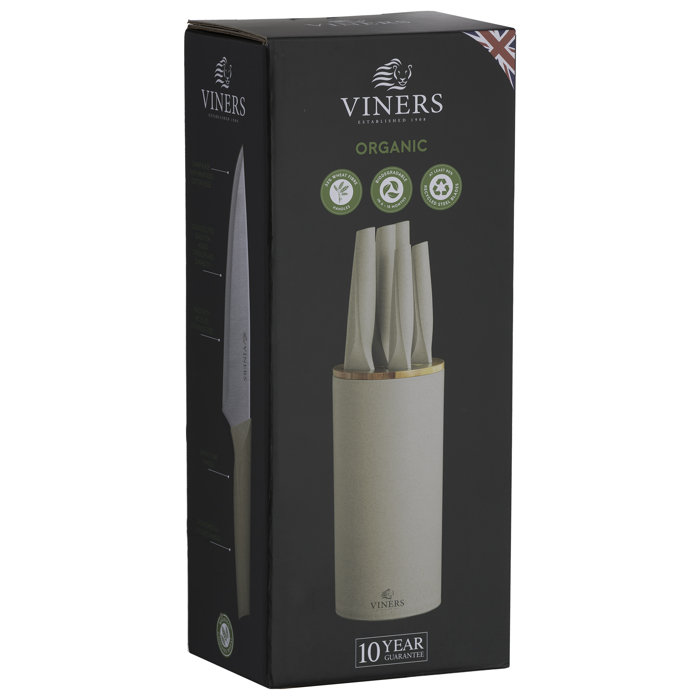 Viners 6 Piece Stainless Steel Knife Block Set & Reviews | Wayfair