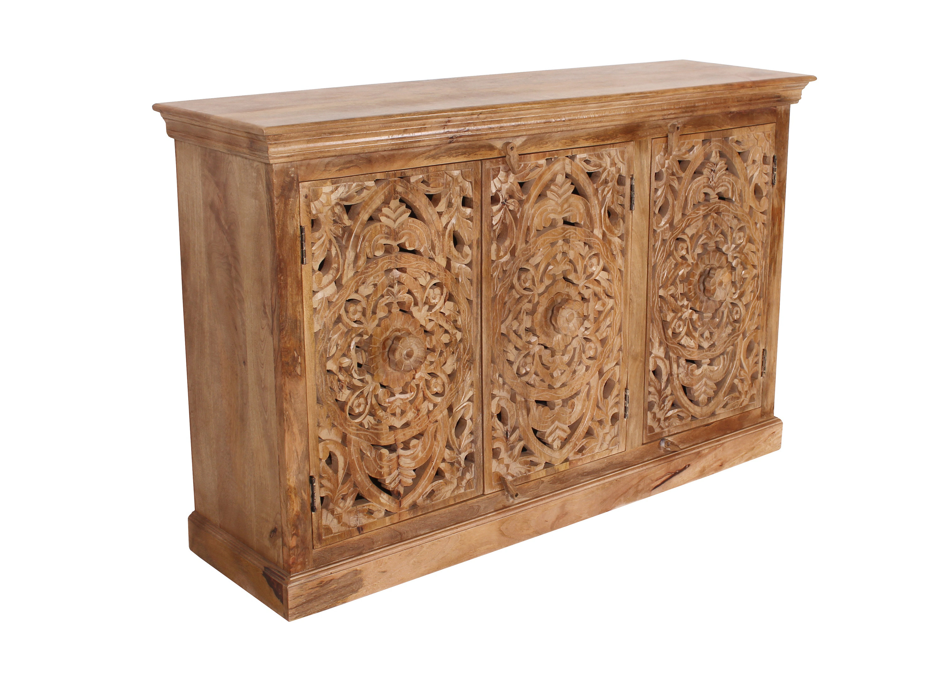 East Urban Home Francisque 55.12" Wide Mango Solid Wood Sideboard | Wayfair