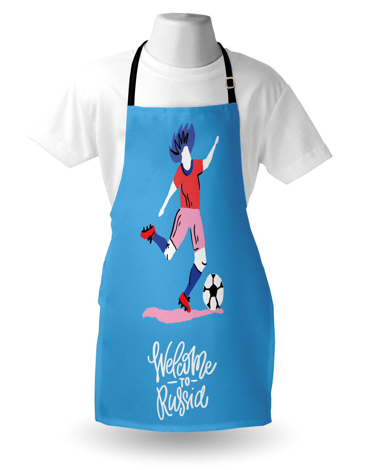 Dakota Fields Soccer Apron Unisex Russia Text Football Player Adult ...