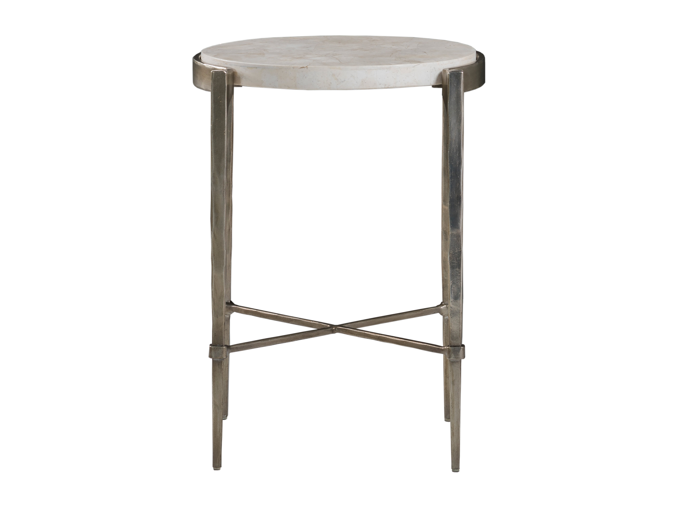 Artistica Home Table de bout avec plateau en placage de pierre ...
