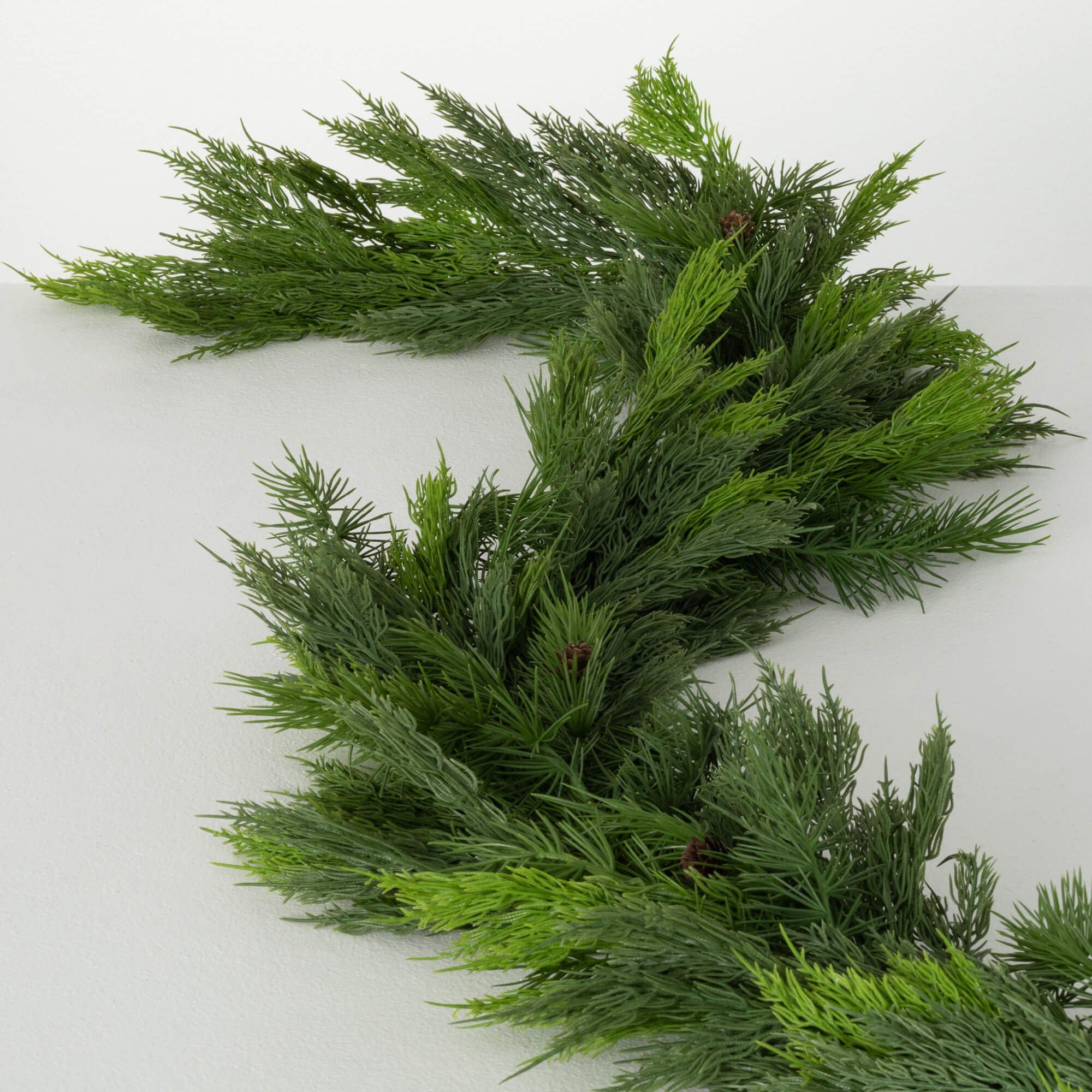 The Holiday Aisle® 72" Artificial Lush Green Cedar Christmas Garland ...