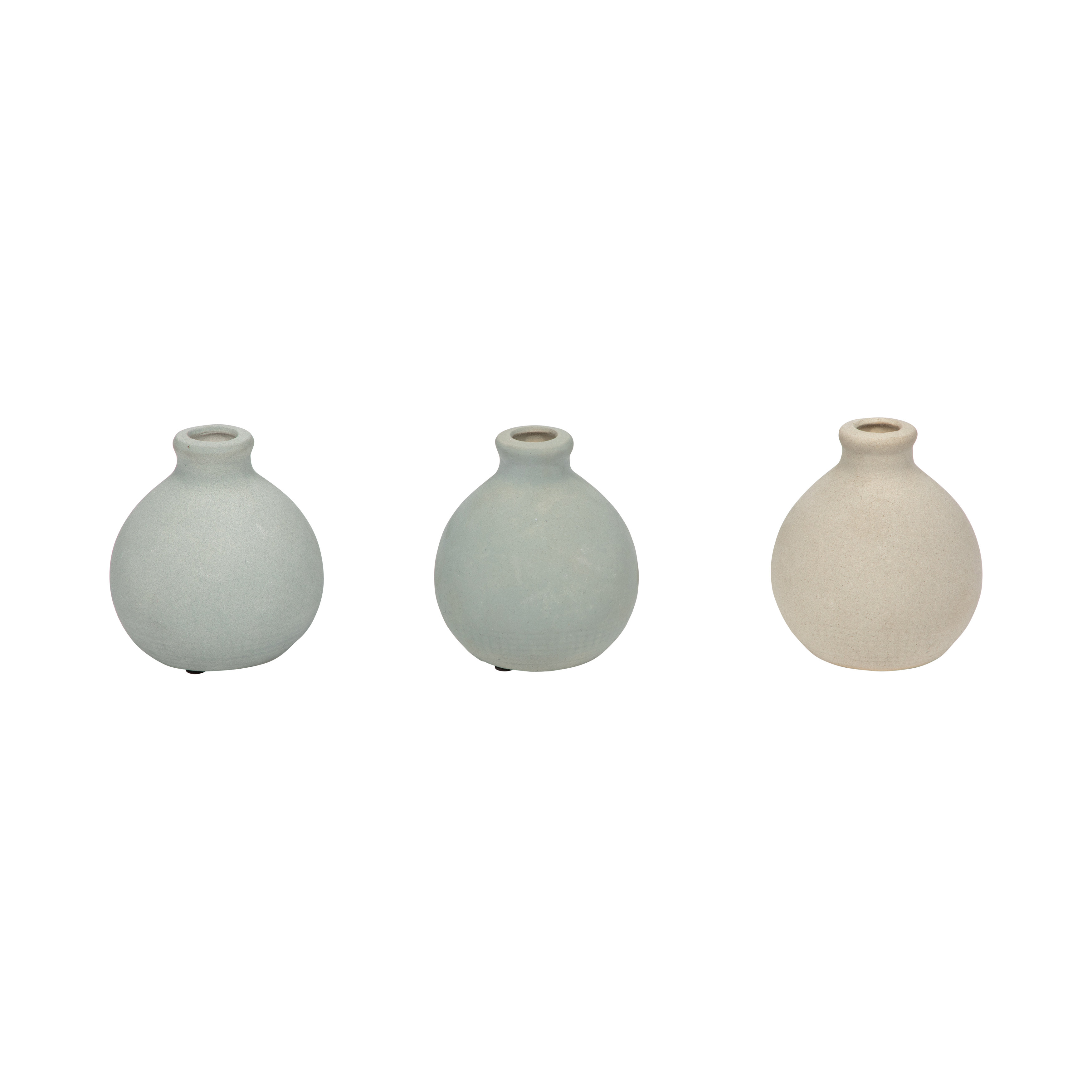 Highland Dunes Clay Bud Vases, Multi-toned 5" Decor | Wayfair