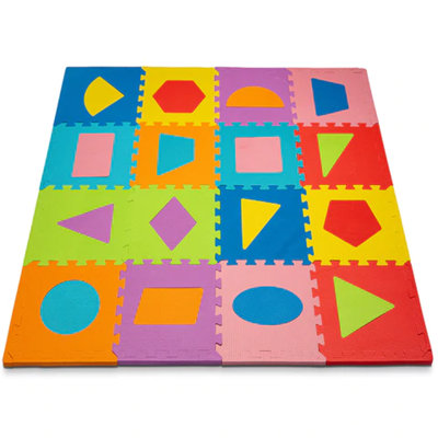 interlocking shapes puzzle