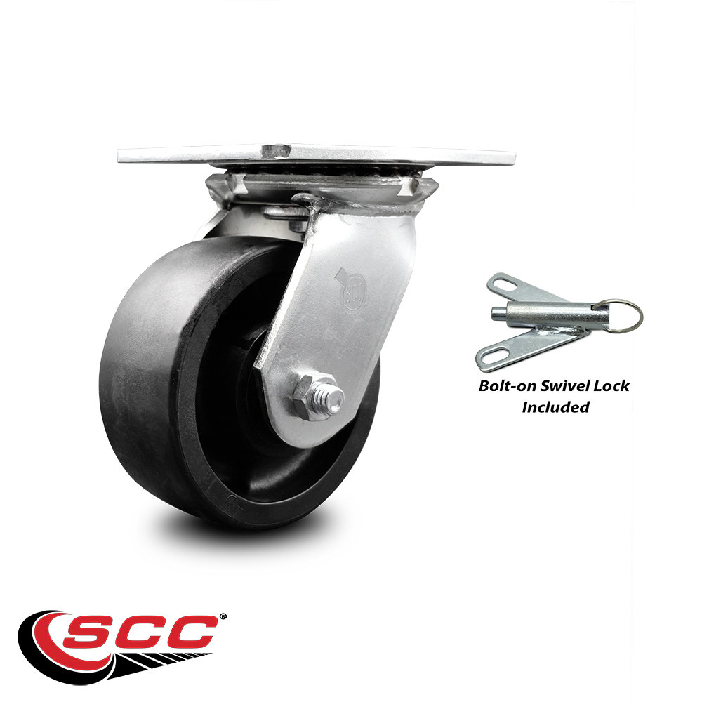 Service Caster Glass Filled Nylon Caster | Wayfair