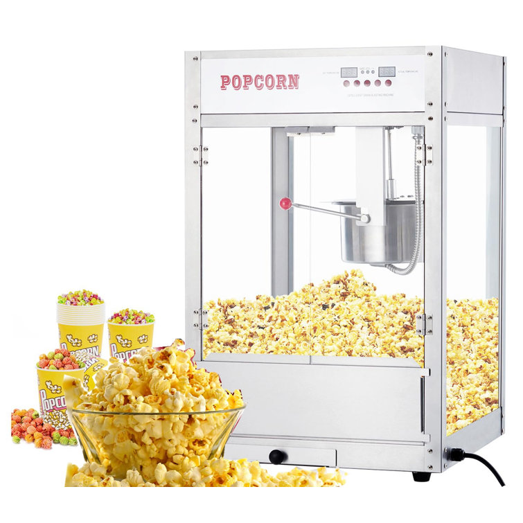 Zstar 12 Oz. Tabletop Popcorn Machine, Popcorn Machine Stand / Cart ...