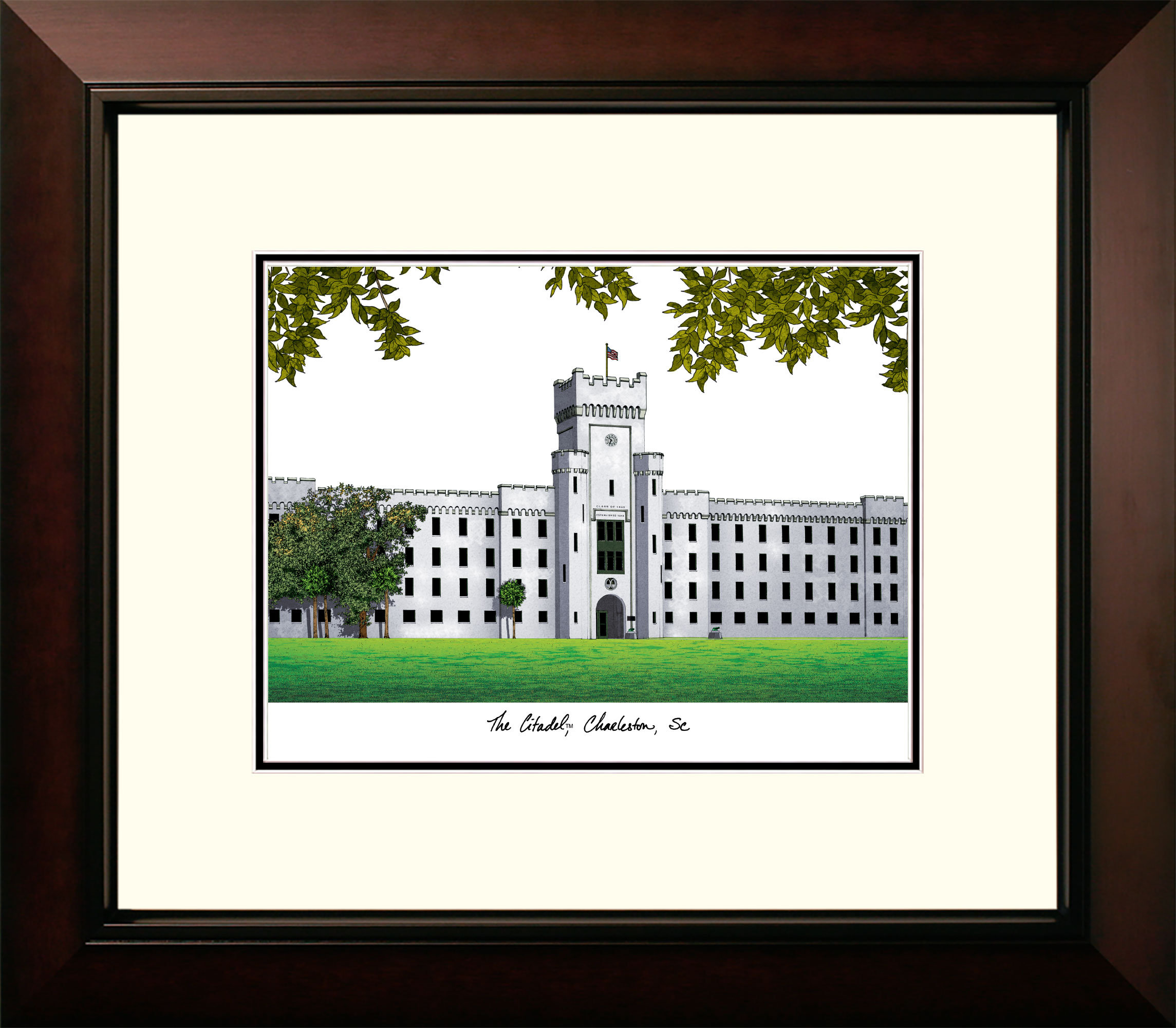 Campus Images NCAA Citadel Bulldogs Legacy Alumnus Lithograph Picture ...