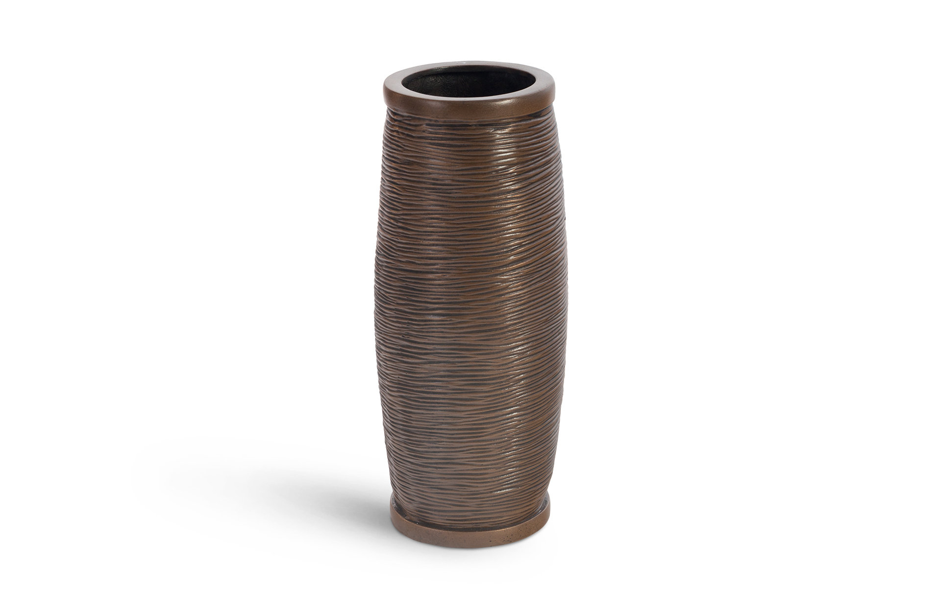 Phillips Collection Spun Bronze 16" Resin Table Vase | Wayfair