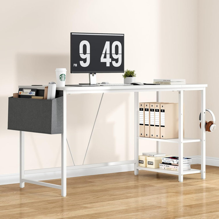 17 Stories Farish 140Cm W Rectangle Computer Desk | Wayfair.co.uk