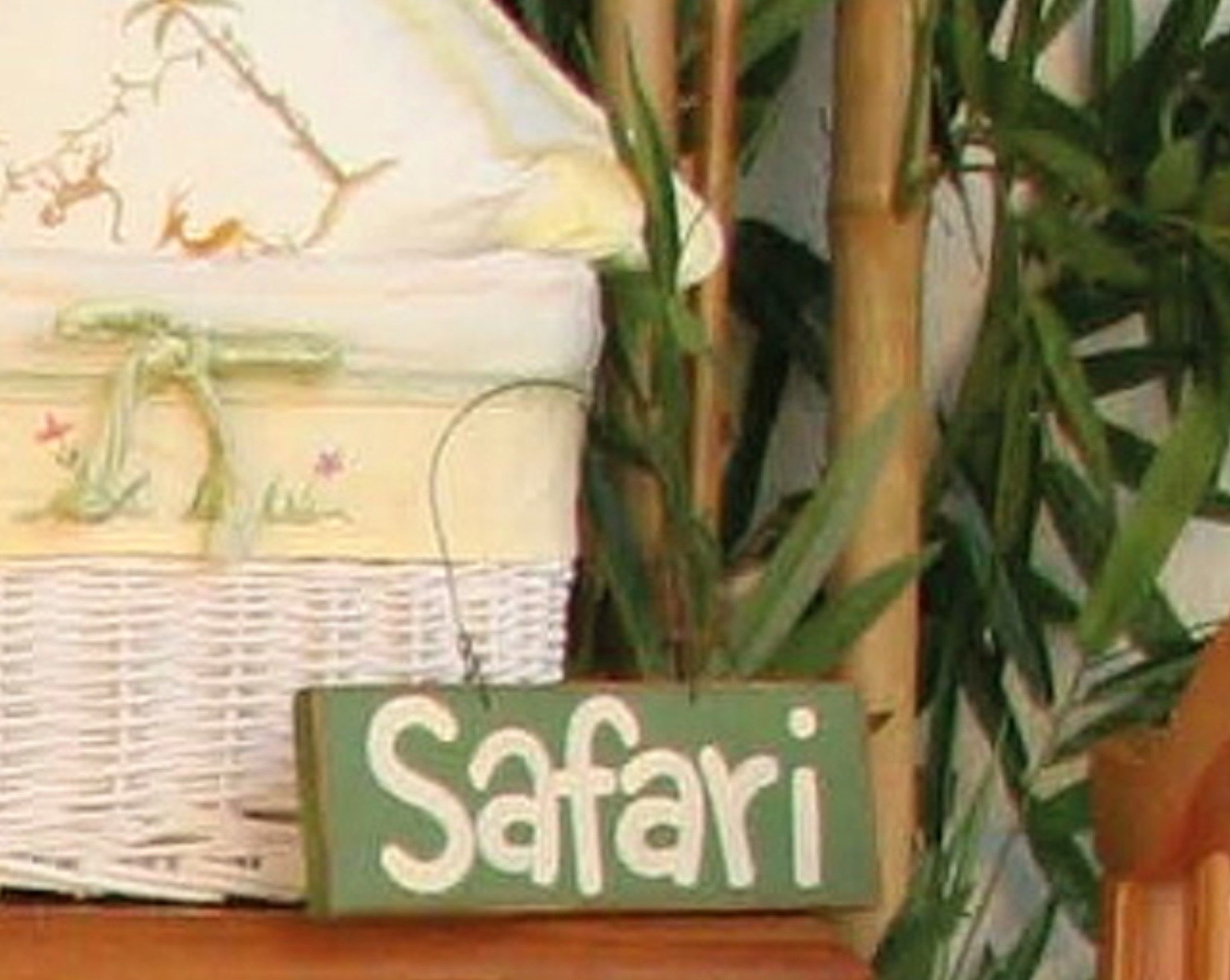 Indigo Safari Weathers Safari Sign Hanging Art & Reviews | Wayfair