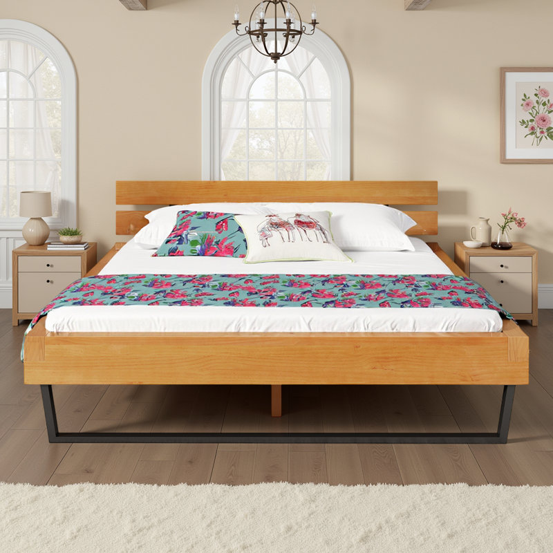 sturdy pine bed frame