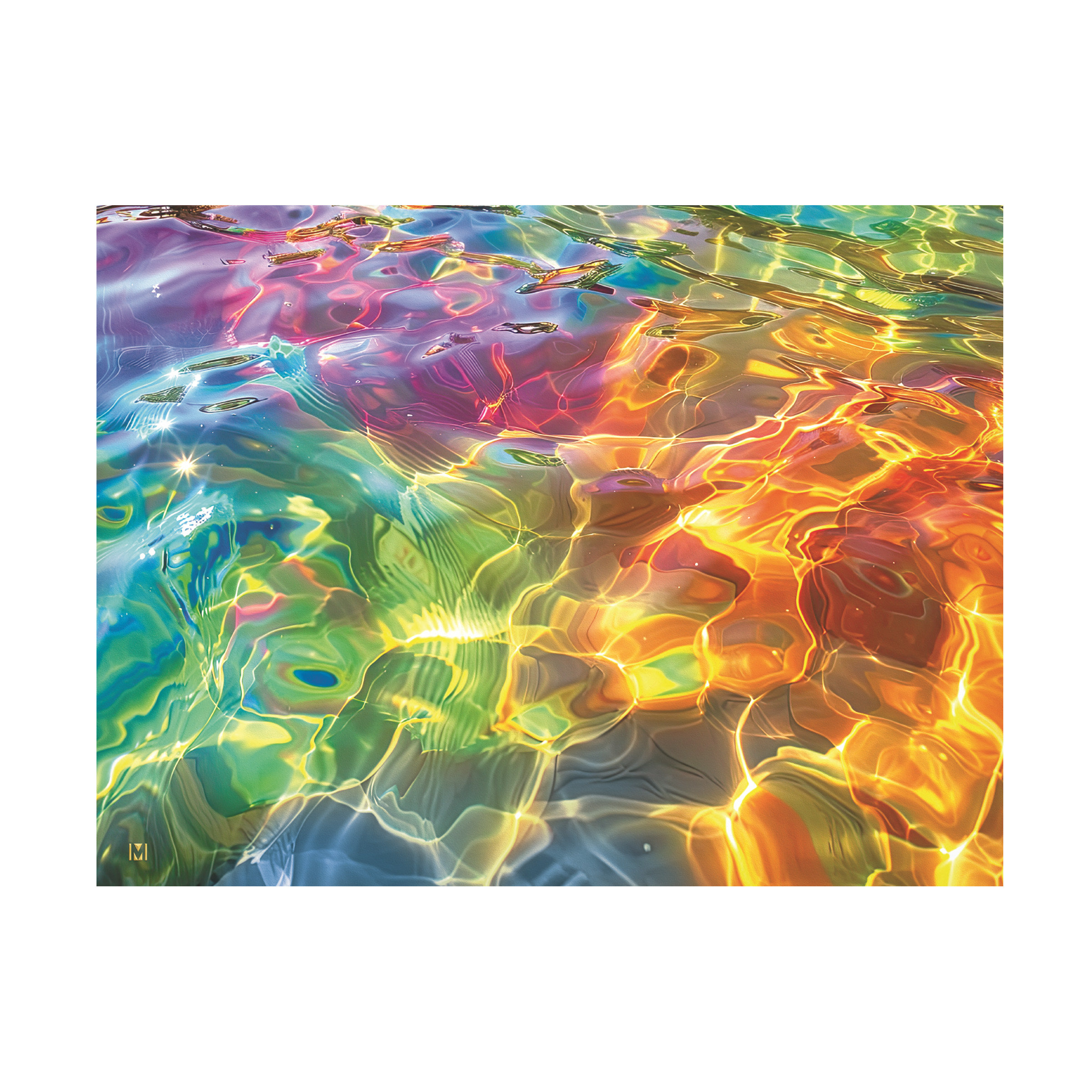 Winston Porter Michael David Ward Iridescent Waters 1 Canvas Art | Wayfair