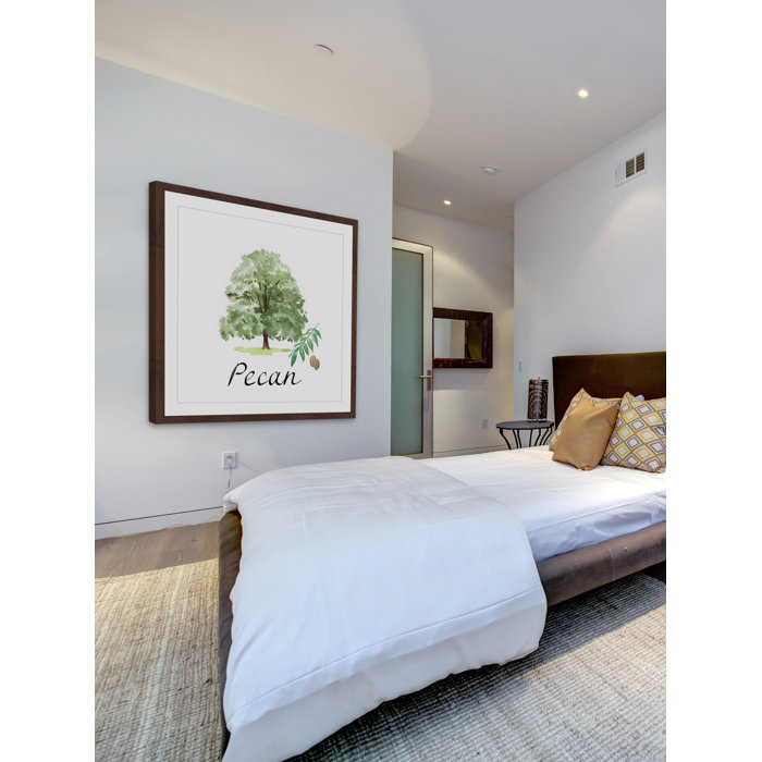 Red Barrel Studio® Pecan Tree Framed On Paper Print | Wayfair
