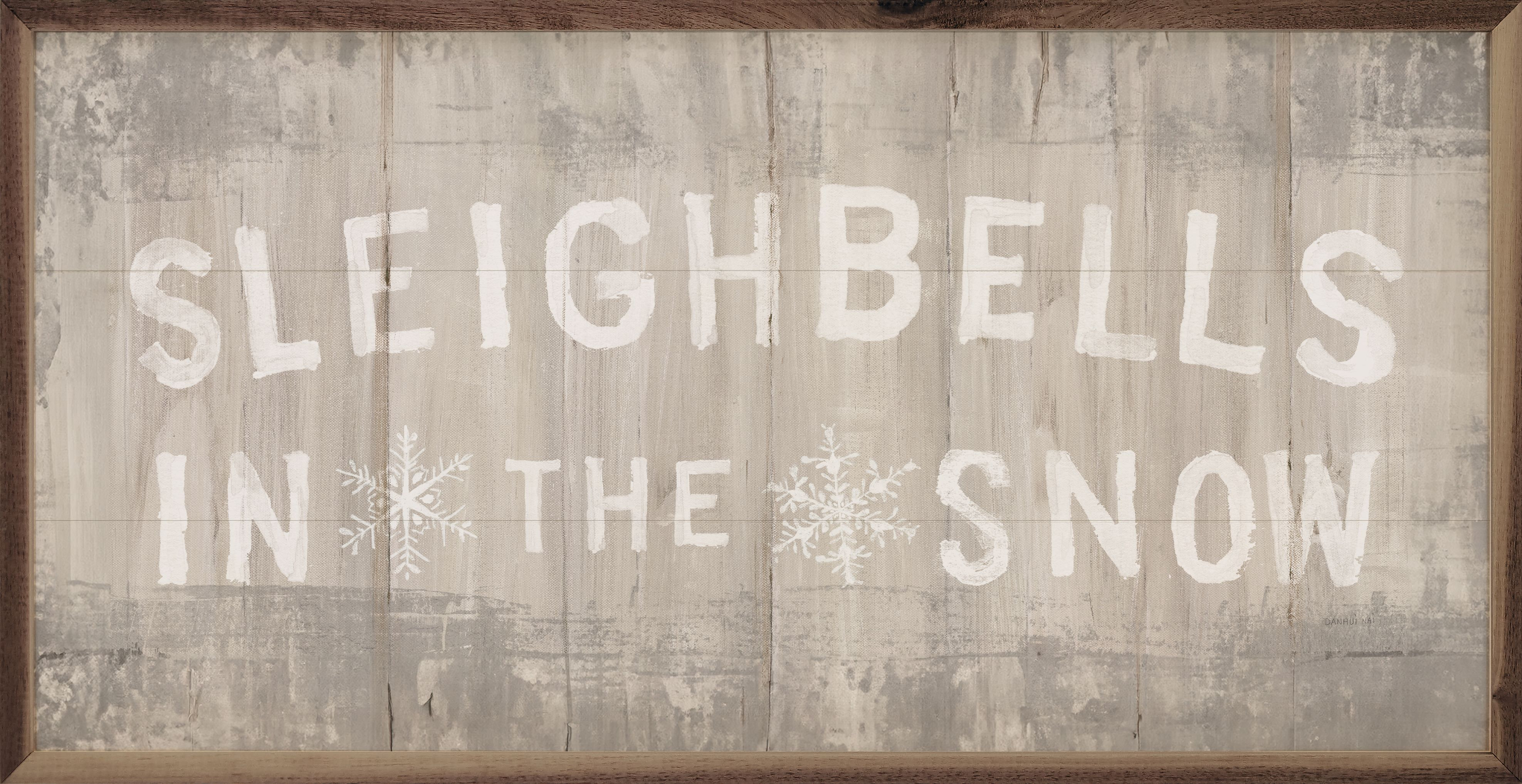 The Holiday Aisle® " Woodland Holiday Sign Sleighbells By Danhui Nai ...