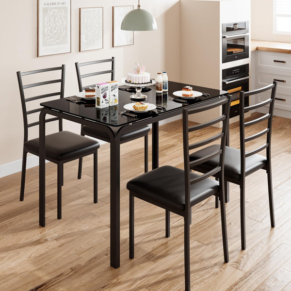 Ebern Designs Ifeanyi 5 - Piece Dining Set & Reviews | Wayfair