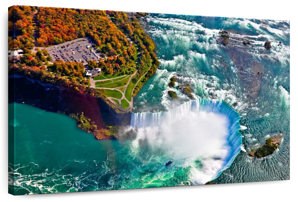 Ebern Designs Aerial View Of Niagara Falls | Wayfair