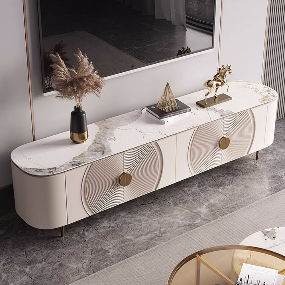 Bkoksety Modern Simple Rock Slab TV Cabinet | Wayfair