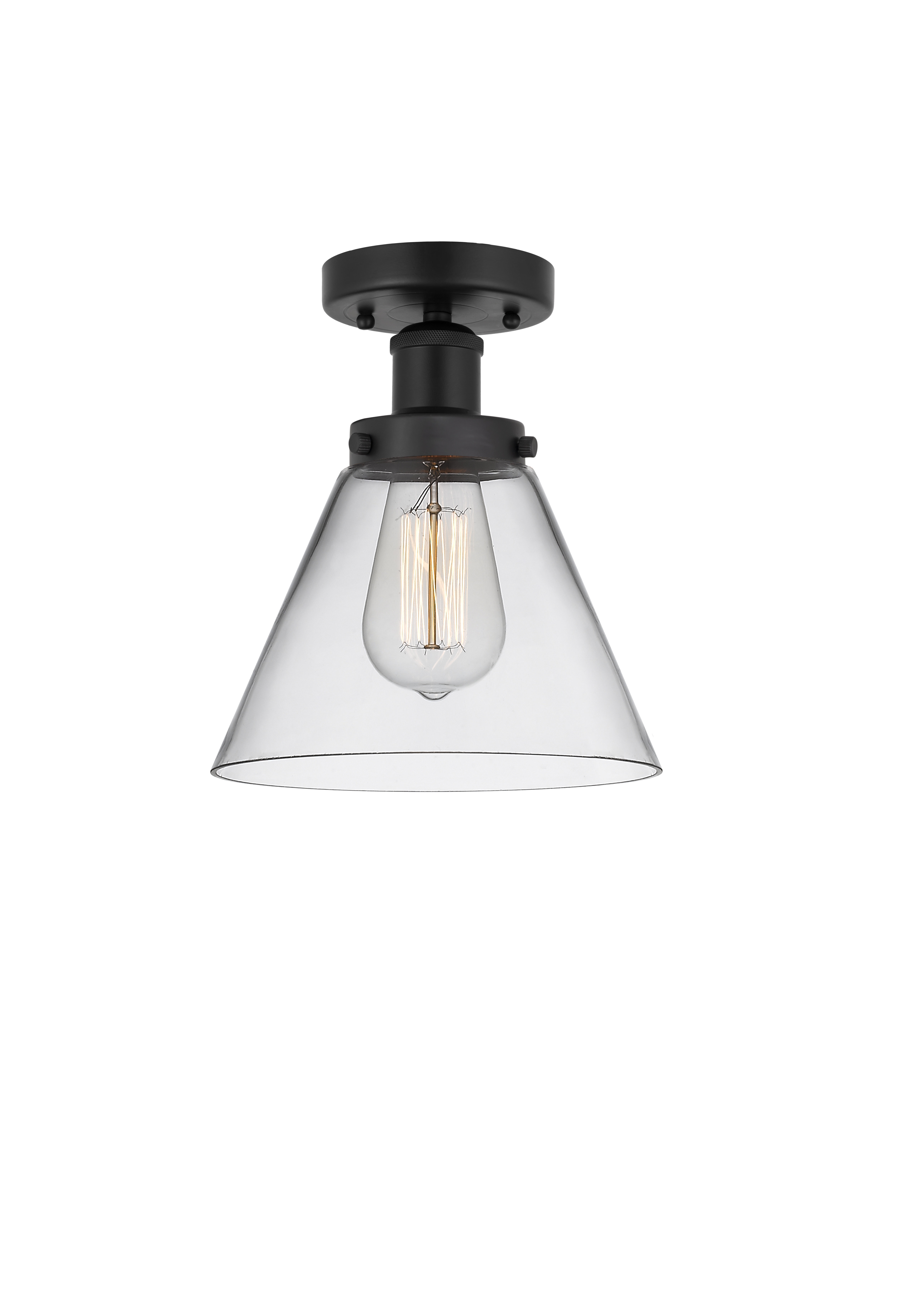 Breakwater Bay Congerville Glass Semi Flush Mount | Wayfair