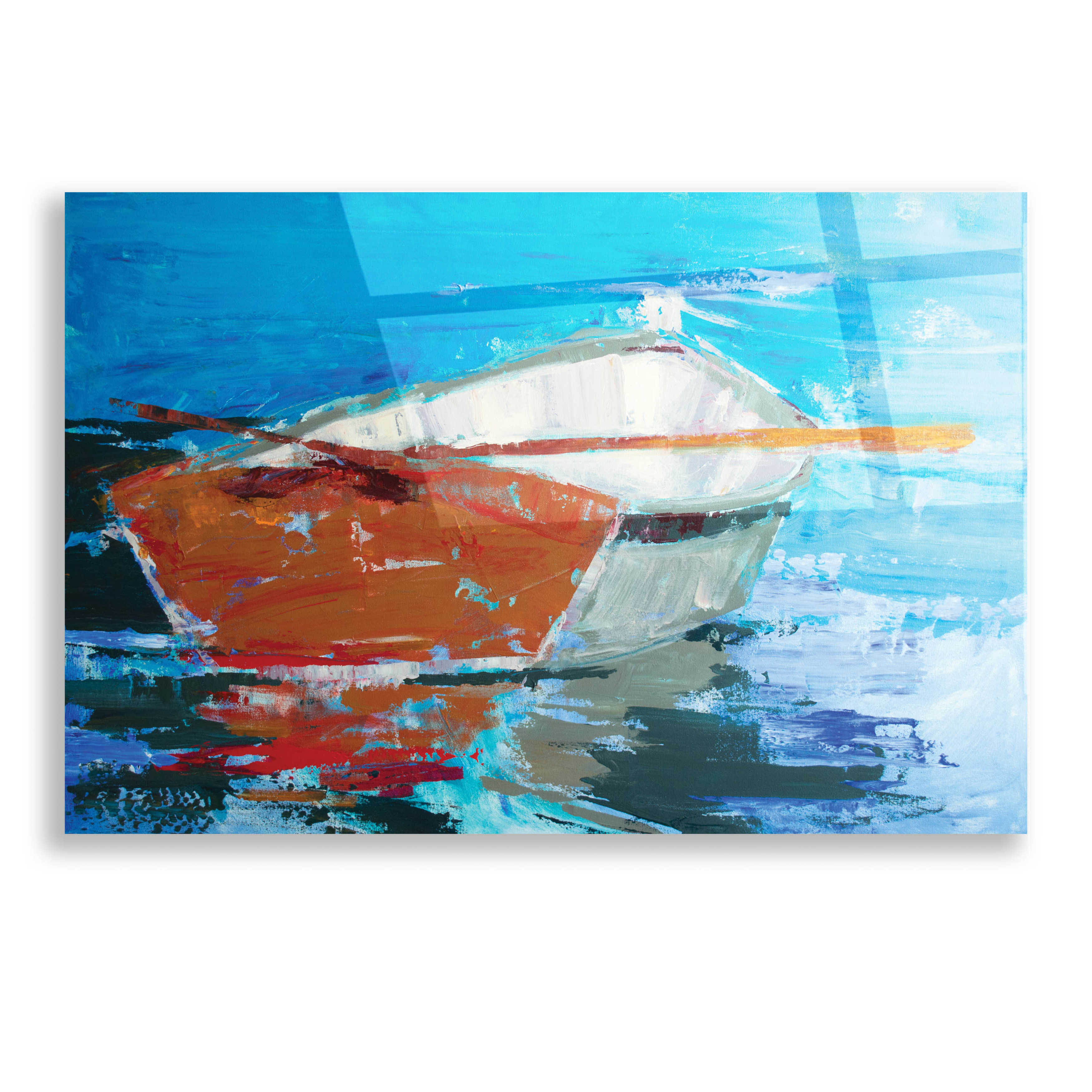 Breakwater Bay ''Row, Row'' By Beth Forst, Acrylic Glass Wall Art ...