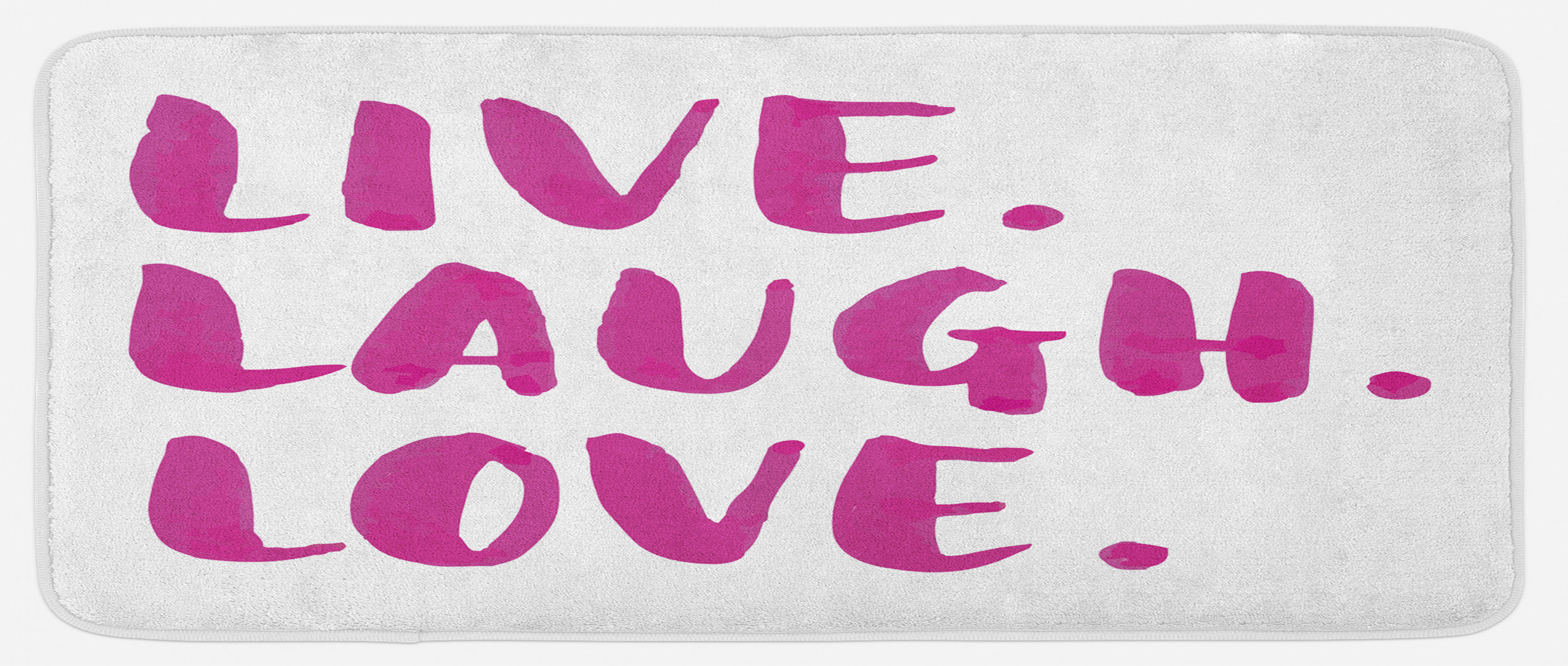 East Urban Home Happy Life Message Calligraphy In Vibrant Tones ...