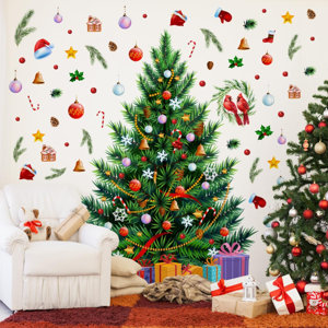 The Holiday Aisle® Christmas Tree Wall Decal | Wayfair