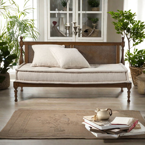 Axis Living Solid Wood Frame Design Minimalist Sofa 62.99 Linen | Wayfair