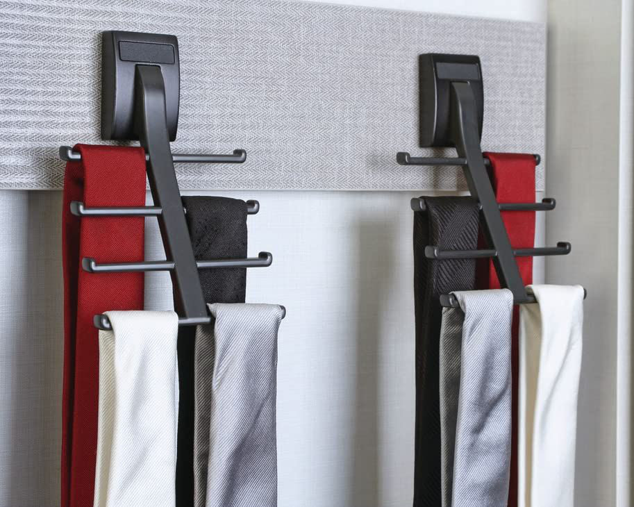 Rebrilliant Metal Tie Rack | Wayfair