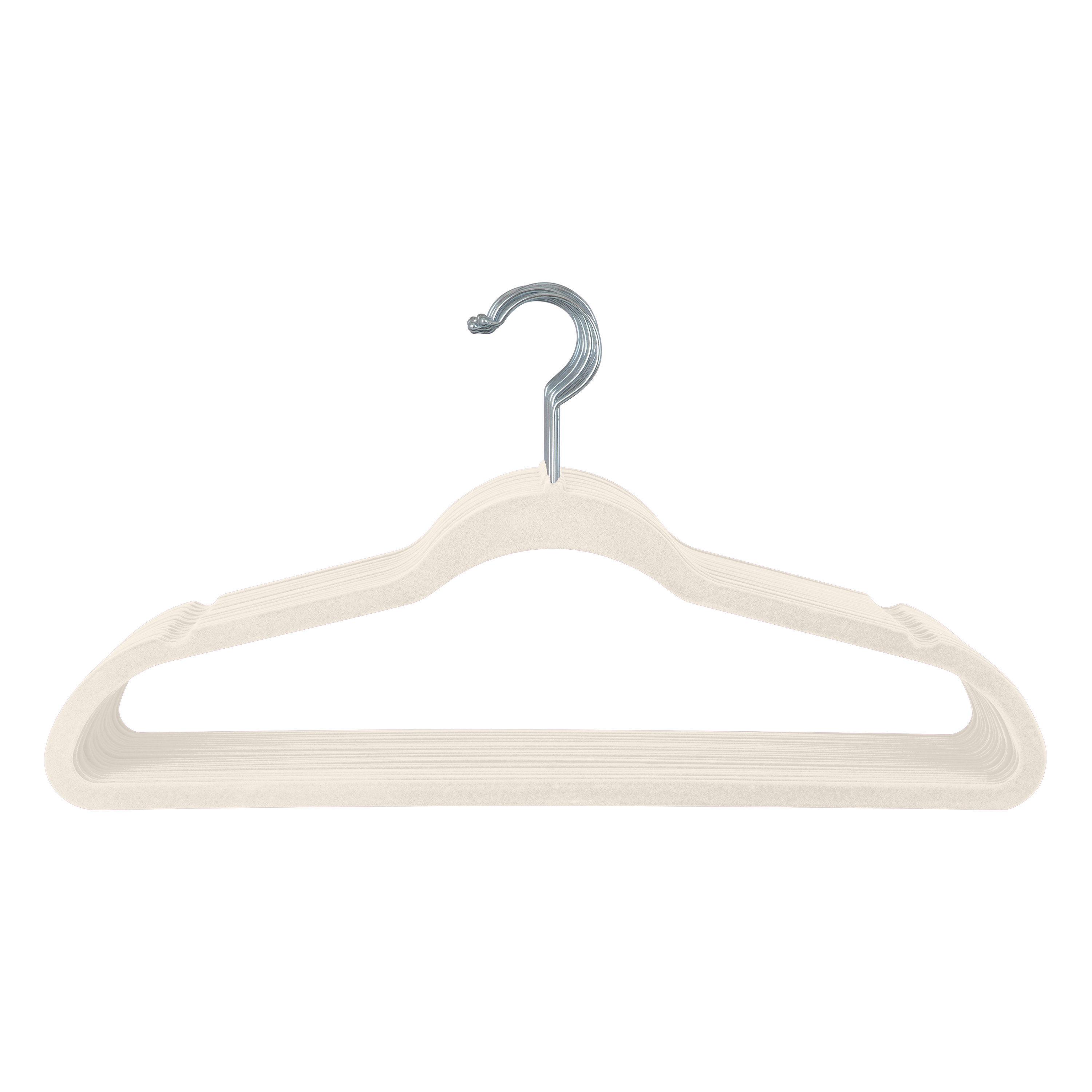 Simplify Cambria Metal Plastic Velvet Hanger for Dress/Shirt/Sweater ...