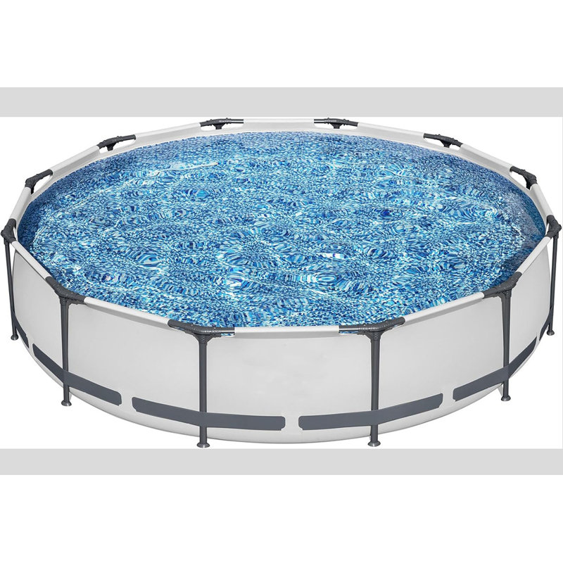 Beniar Above Ground Swimming Pool (12' x 30"), Round Outdoor Backyard ...
