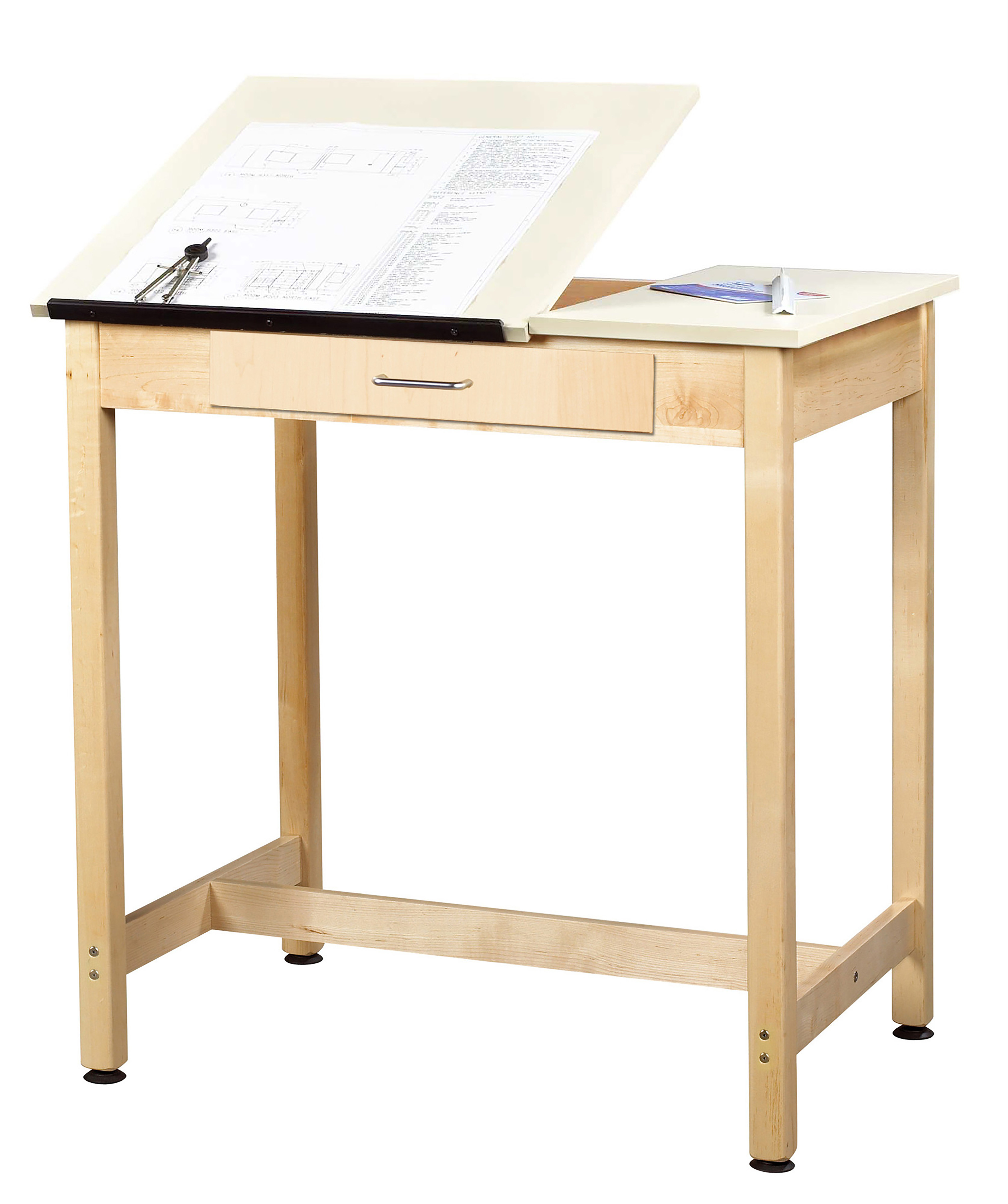 Shain Adjustable Solid Wood Base Drafting Table | Wayfair