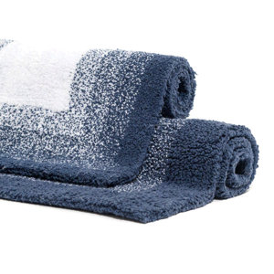 Latitude Run® Zenda Crofoot Ombre Border Bath Rug Set & Reviews | Wayfair