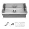 The Ai Furniture 32 Inch Undermount Sink - 32"X19"X9" Undermount ...