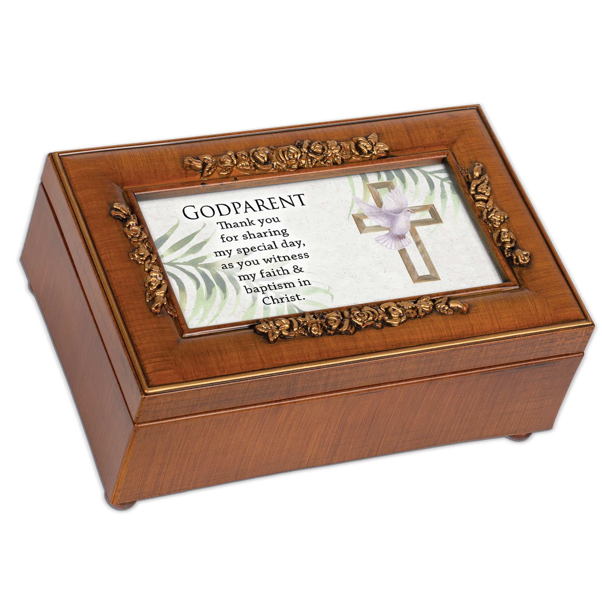 Trinx Petite Music Box Godparent, Thank You - Wayfair Canada