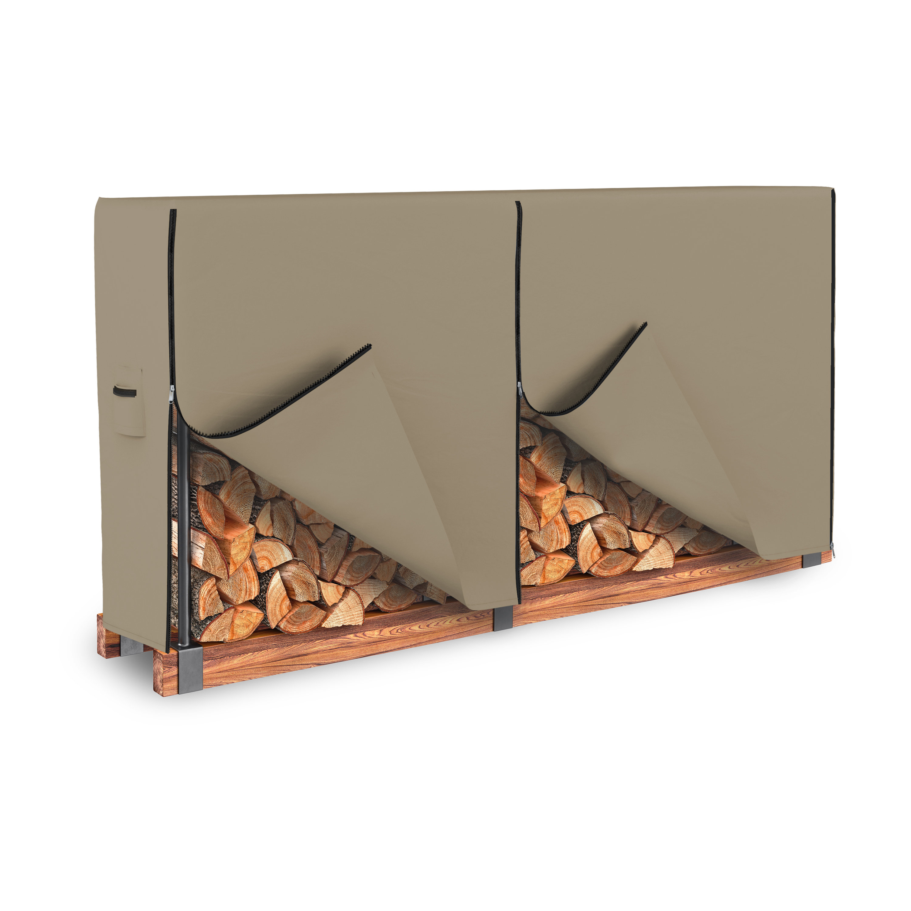 Arlmont & Co. Brayden Studio® Outdoor Firewood Log Rack Cover - 100% ...
