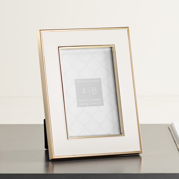 Torre & Tagus Designs LTD. Regis Metal Gold Trim Picture Frame | Wayfair