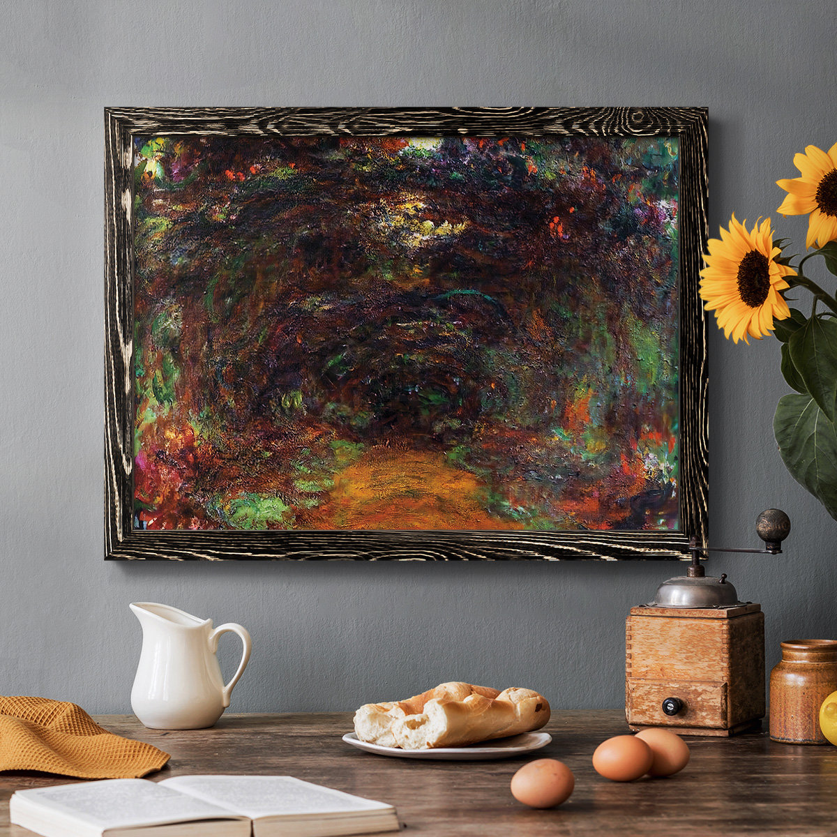 Winston Porter Path Under The Rose Trellises, Giverny, 1920 Framed On ...