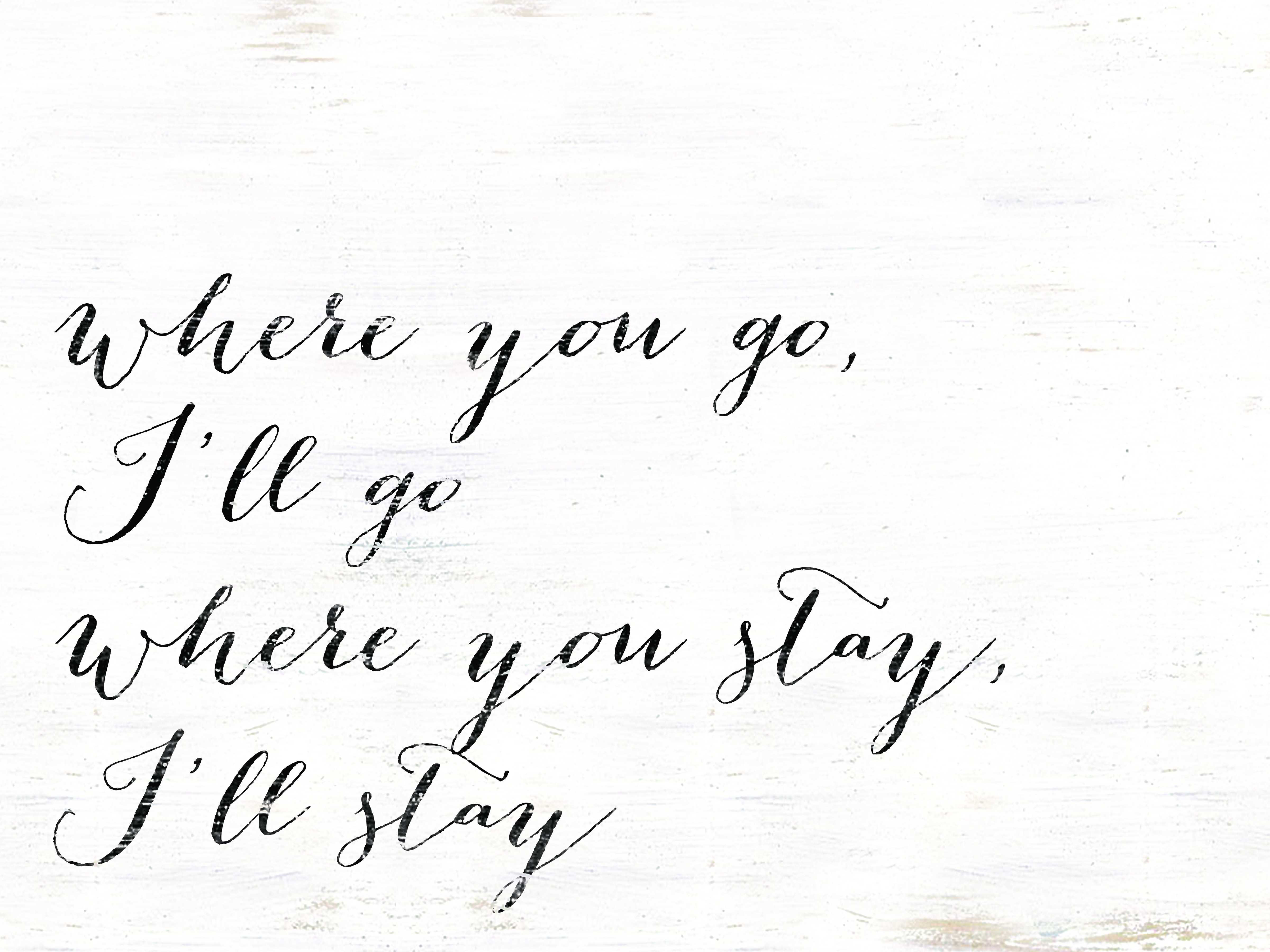 Trinx Where You Go 2 - Wrapped Canvas Print | Wayfair