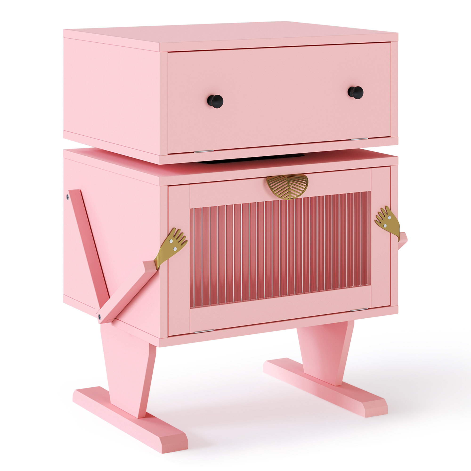 Zoomie Kids LED Robot End Table with 360° Rotation & Reviews - Wayfair ...