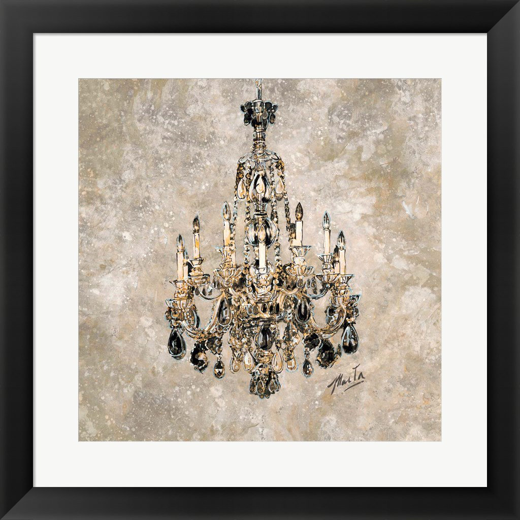 House of Hampton® Champagne Chandelier By Marta Gottfried, Framed Wall ...