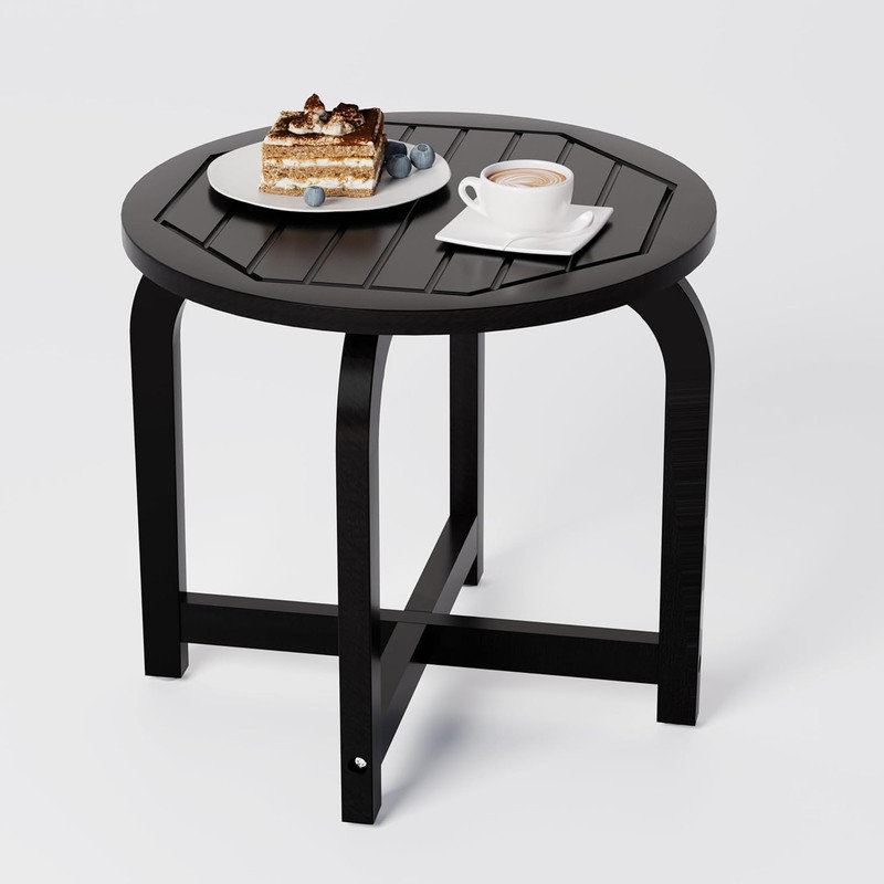 Latitude Run® Outdoor Side Table,Small Round Outdoor Side Table ...
