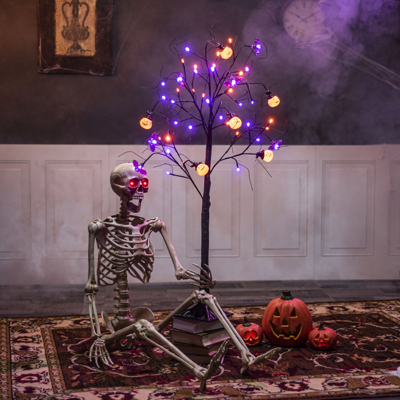 The Holiday Aisle® Spooky Tree Lighted Display | Wayfair