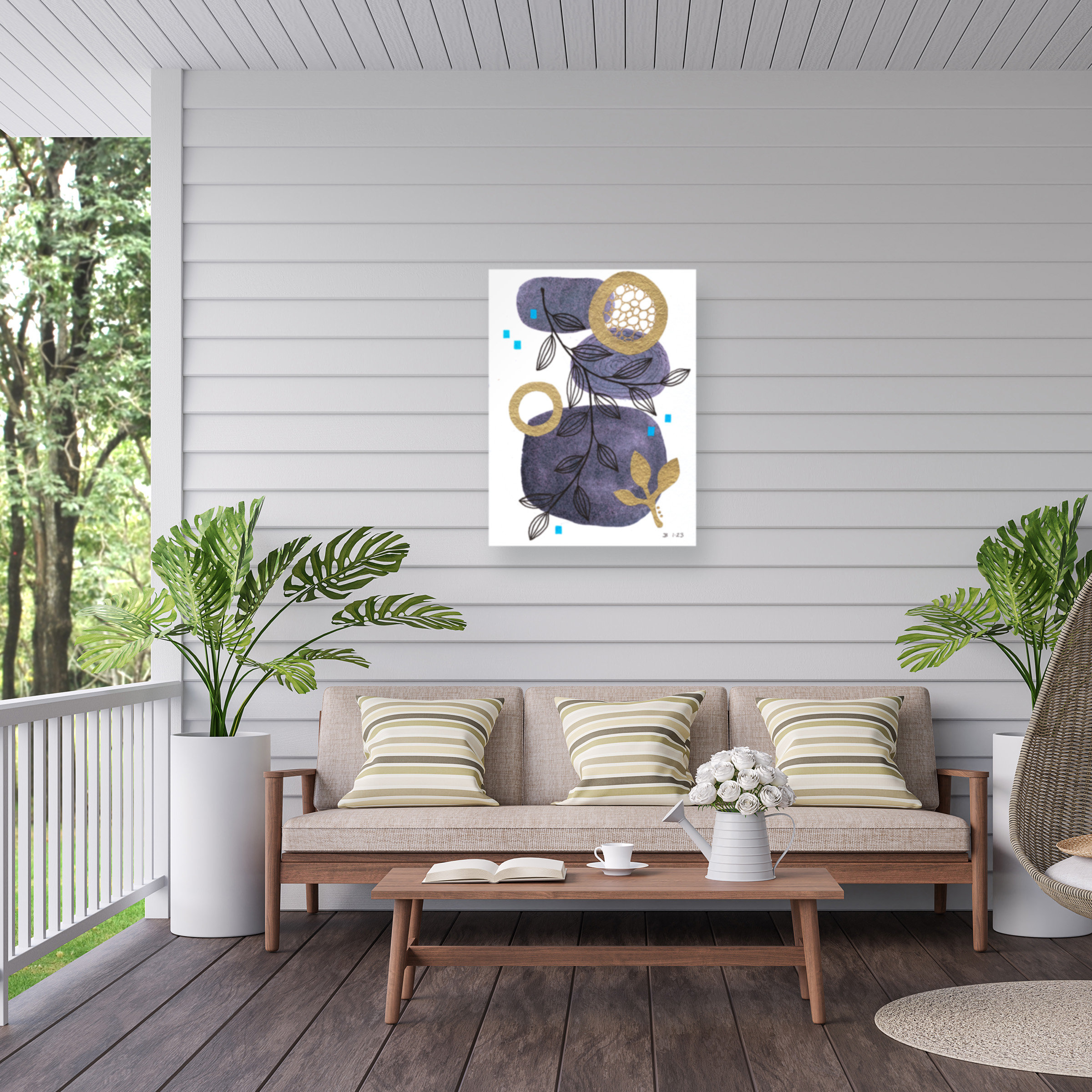 Winston Porter Jocelyn Benford Treasured Times Outdoor Canvas - Wayfair Canada