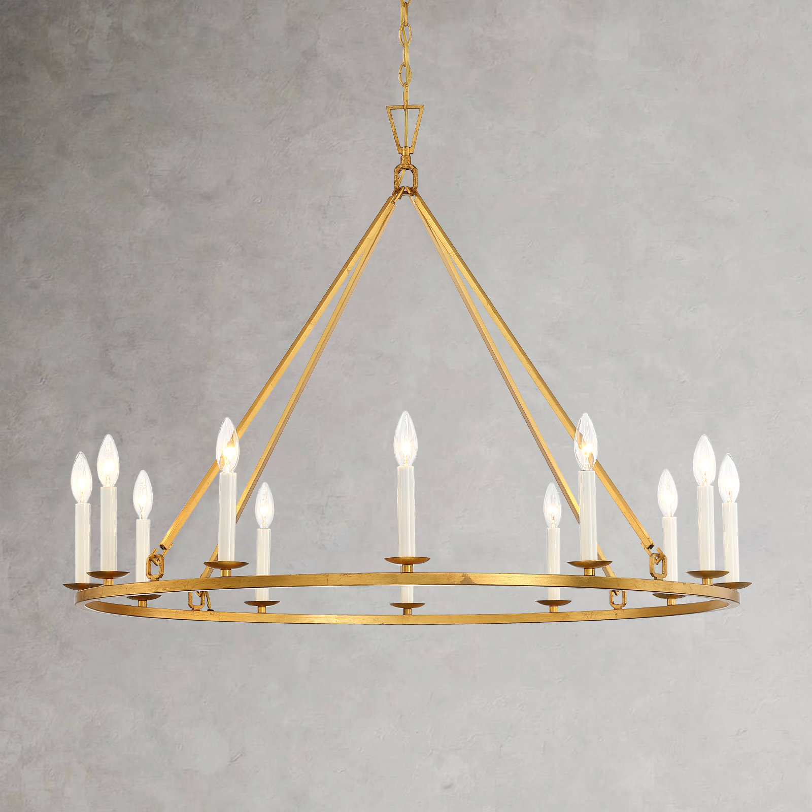 Gracie Oaks Zakery 12 - Light Dimmable Chandelier & Reviews | Wayfair