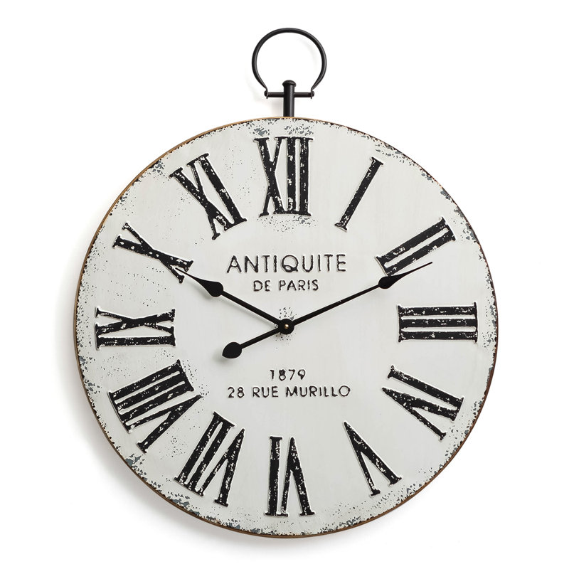 Gracie Oaks Jamel Metal Wall Clock & Reviews | Wayfair